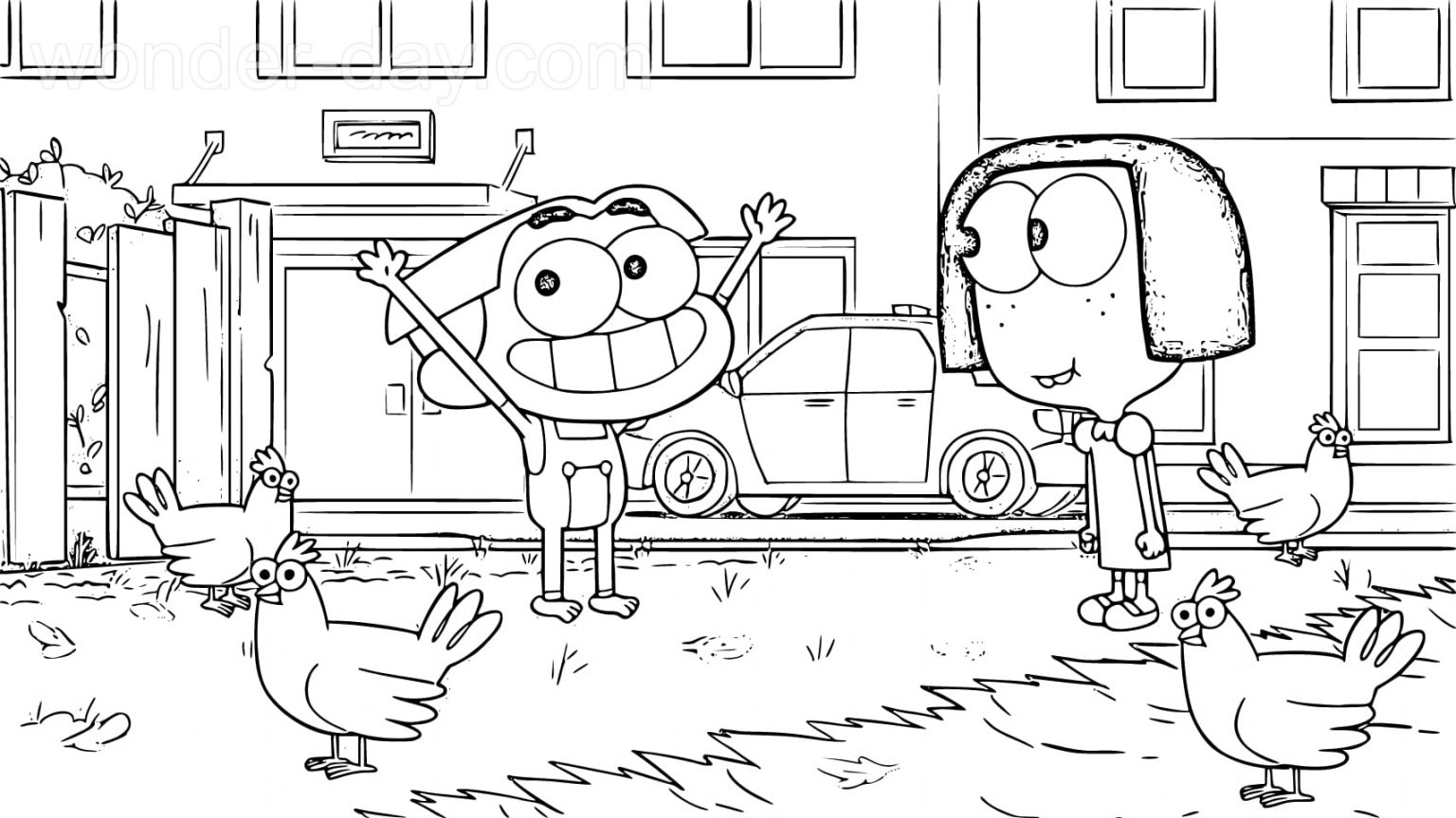 Big City Greens Coloring Pages | WONDER DAY — Coloring pages for ...