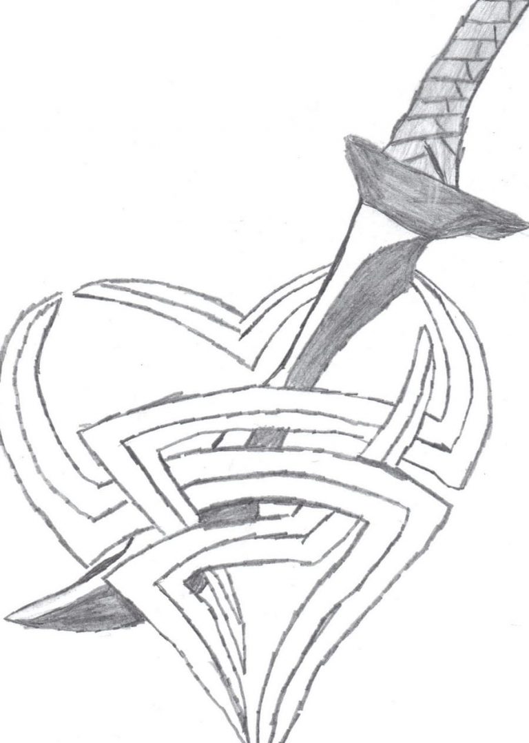 Easy Drawing Broken Heart (55 Pictures) | WONDER DAY — Coloring pages ...