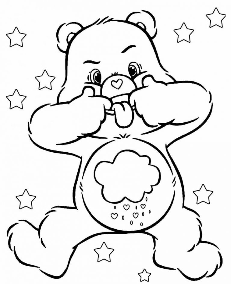 Coloriages Bisounours | Coloriages gratuit à imprimer