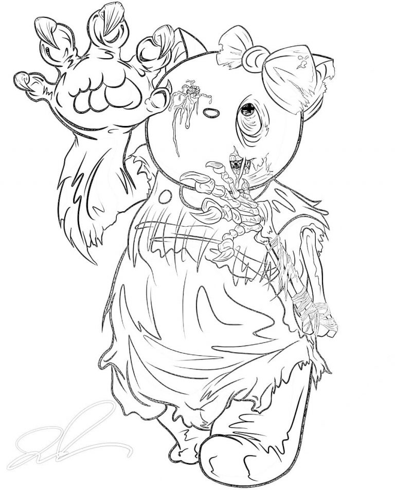 Cute Scary Drawings (45 Photos) | WONDER DAY — Coloring pages for ...