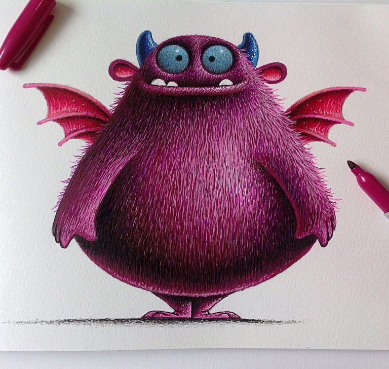 Cool Monster Drawings | WONDER DAY — Coloring pages for children and adults