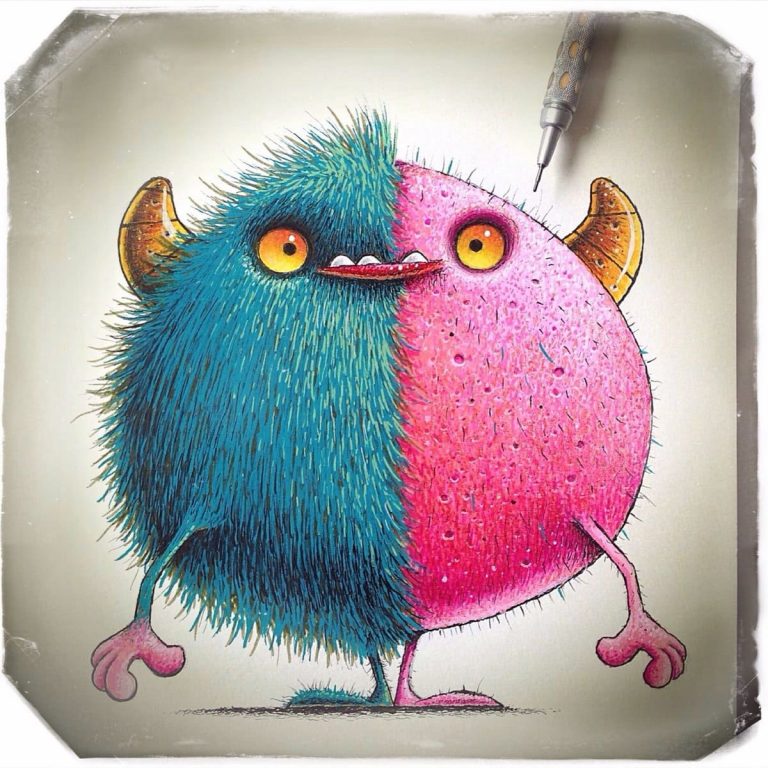 Cool Monster Drawings | WONDER DAY — Coloring pages for children and adults