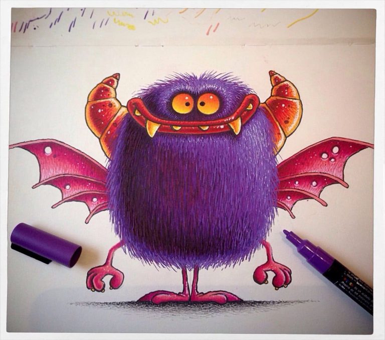 Cool Monster Drawings | WONDER DAY — Coloring pages for children and adults