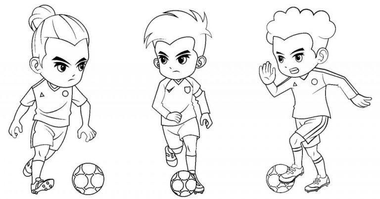 Coloriages Foot | Coloriages pour enfants