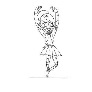 Como desenhar Ballora (30 Imagens) | WONDER DAY — Desenhos para colorir ...