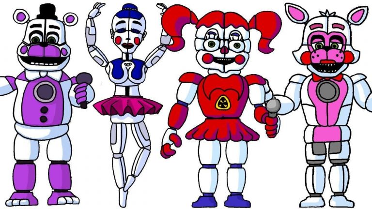 Cómo dibujar Ballora (45 Imágenes) | WONDER DAY — Dibujos para colorear ...