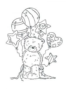 Me To You Bears Coloring Pages | WONDER DAY — Coloring pages for ...