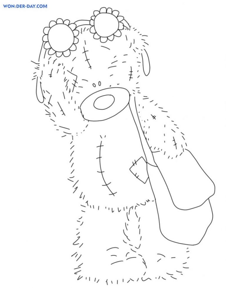 Me To You Bears Coloring Pages | WONDER DAY — Coloring pages for ...