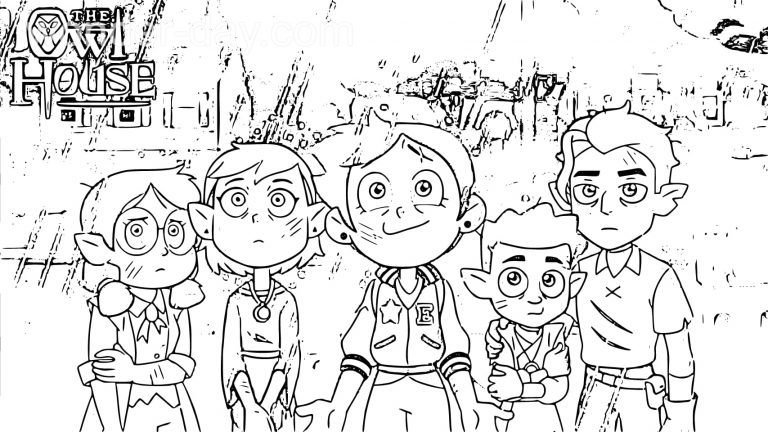 Owl House Coloring Pages | Download and print for free
