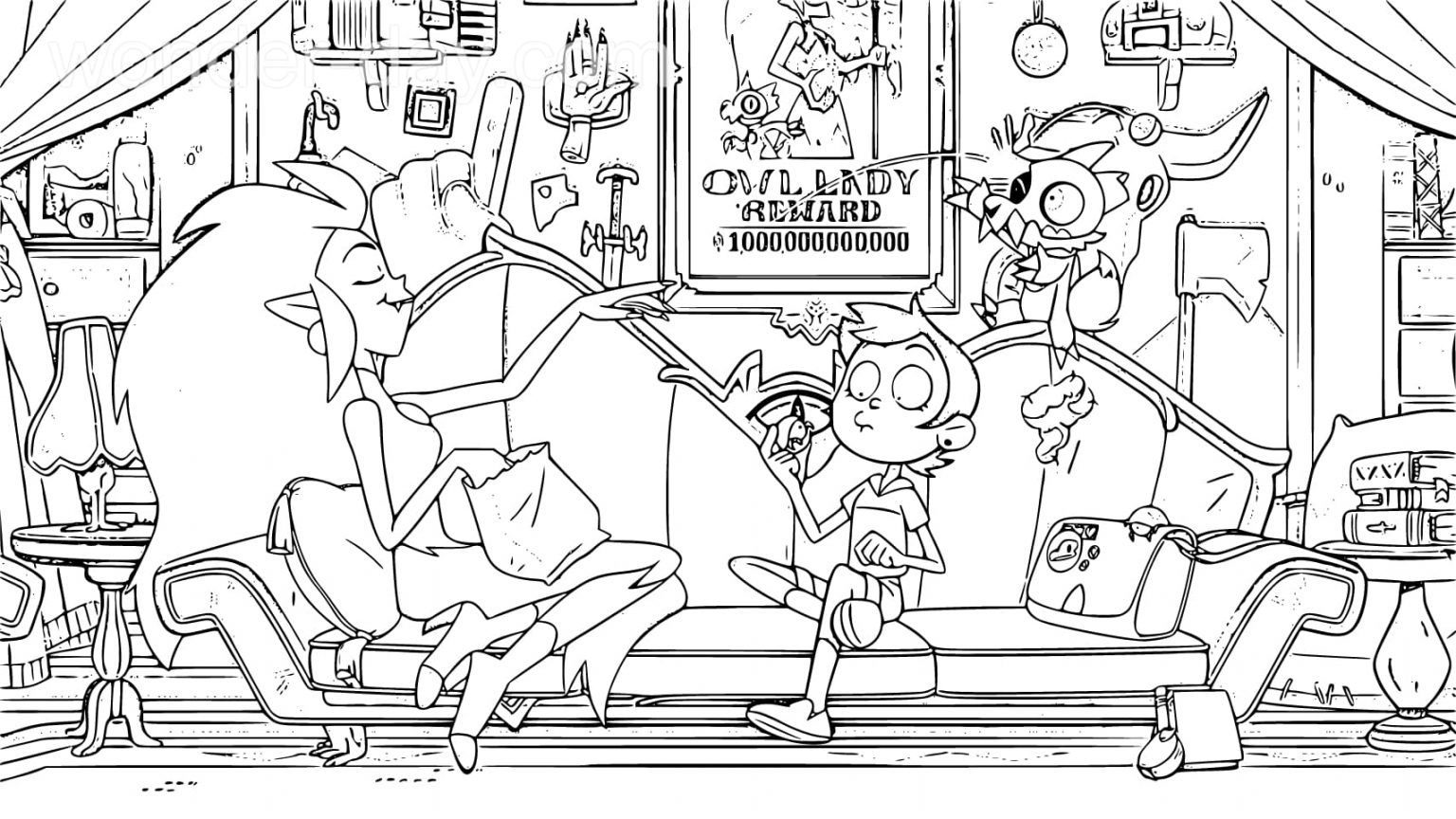 Owl House Coloring Pages | Download and print for free