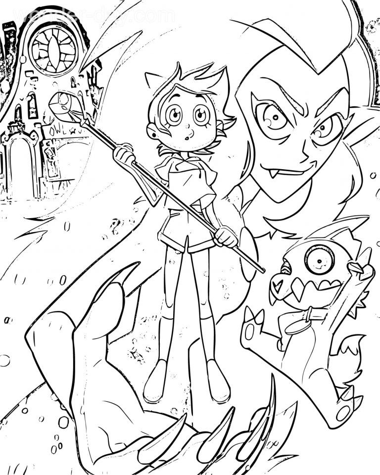Owl House Coloring Pages | Download and print for free