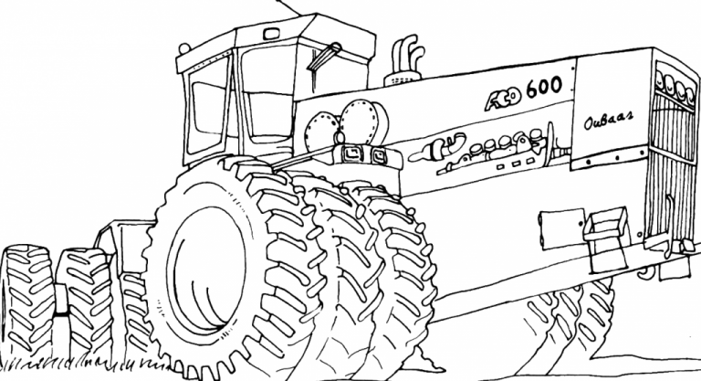 Disegni da colorare Trattore | Wonder-Day