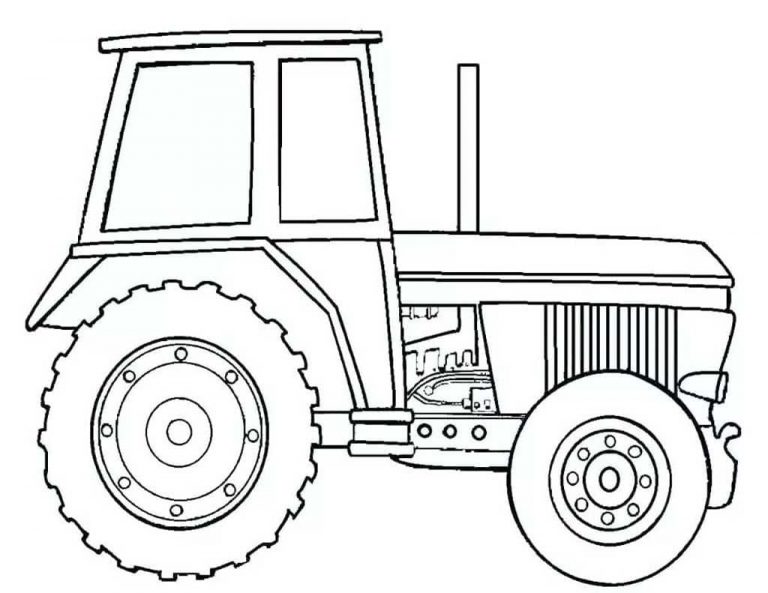 Dibujos de Tractores para colorear | Wonder-Day