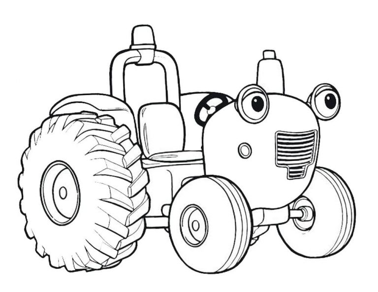 Dibujos de Tractores para colorear | Wonder-Day
