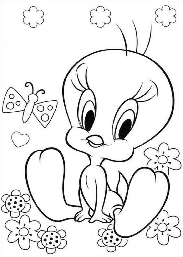 DIsegni di Titti da colorare | 50 DIsegni da colorare