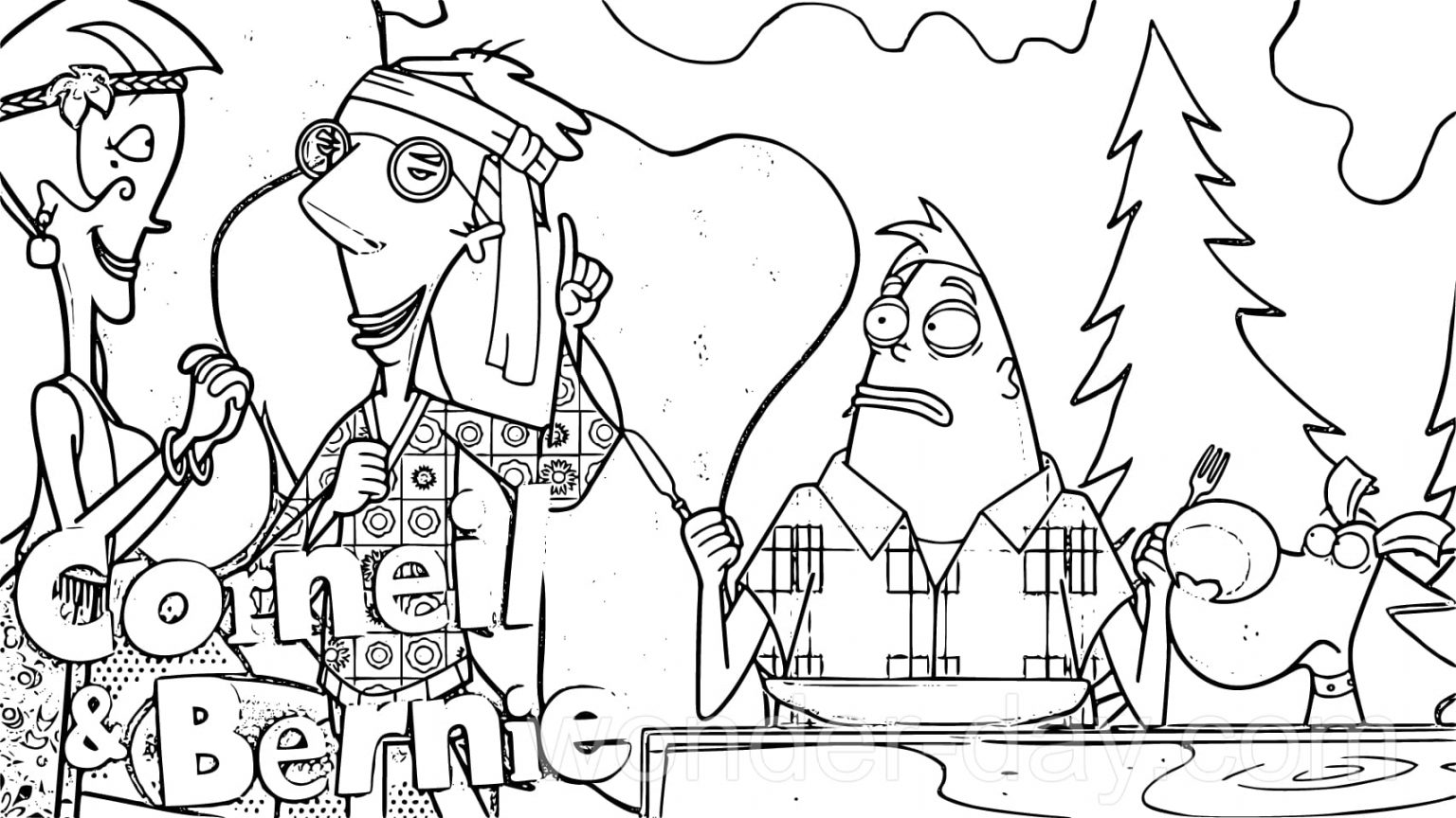 Watch My Chops Coloring Pages | WONDER DAY — Coloring pages for ...