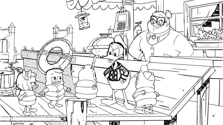 DuckTales Coloring Pages | WONDER DAY — Coloring pages for children and ...