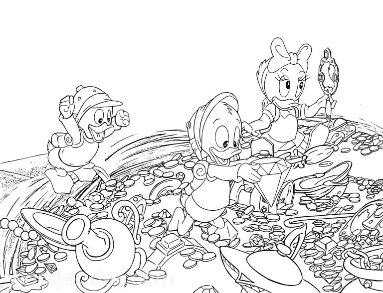 Dibujos de Patoaventuras para colorear | WONDER DAY — Dibujos para ...