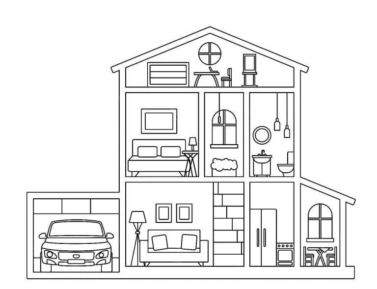 Coloriages Meubles | Wonder-Day