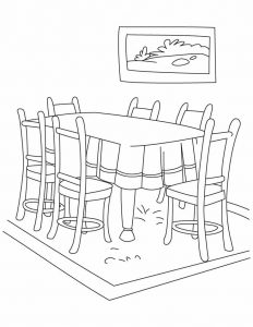 Coloriages Meubles | Wonder-Day