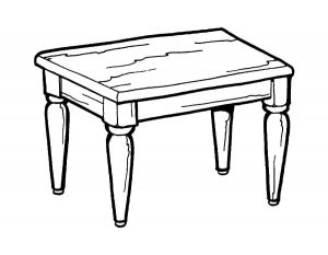 Furniture coloring pages | Wonder-Day