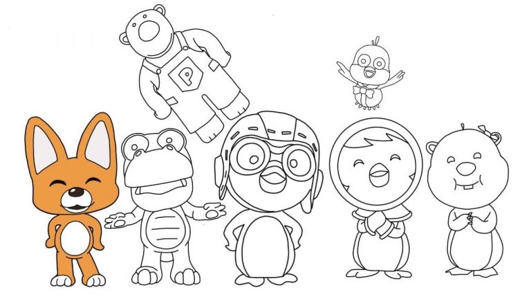 Pororo Coloring Pages | 35 Printable Coloring Pages