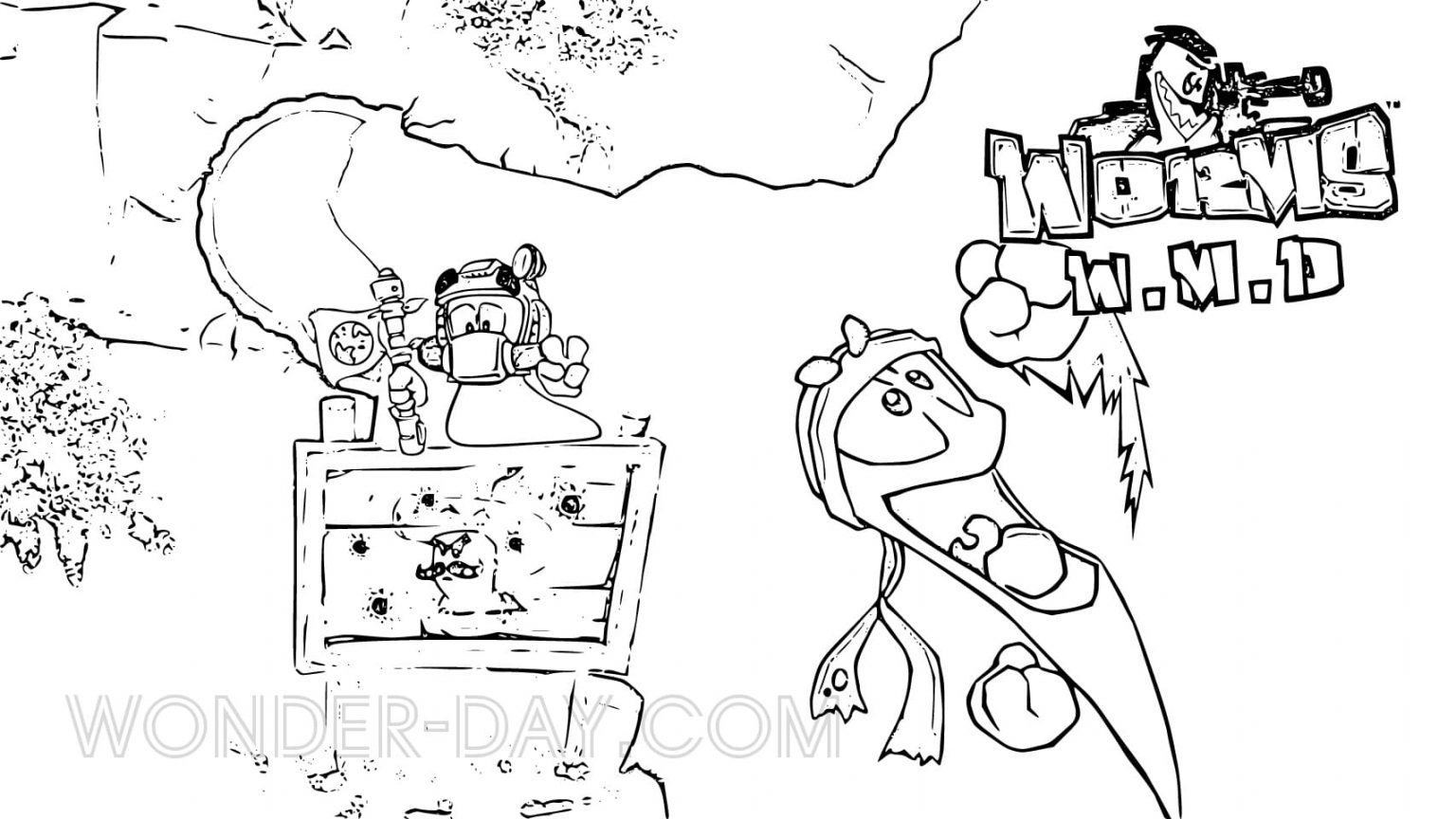 Worms Coloring Pages | Free Printable Coloring Pages