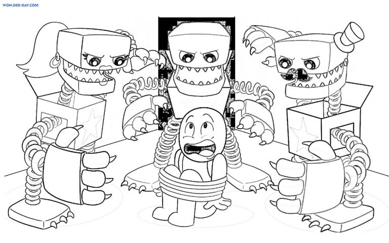 Boxy Boo Coloring Pages | WONDER DAY — Coloring pages for children and ...