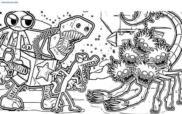 Boxy Boo Coloring Pages | WONDER DAY — Coloring pages for children and ...