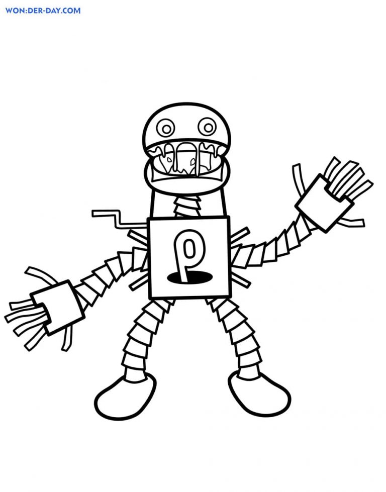 Boxy Boo Coloring Pages | WONDER DAY — Coloring pages for children and ...