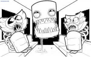 Boxy Boo Coloring Pages | WONDER DAY — Coloring pages for children and ...