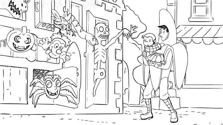 Dibujos de Jorge el curioso para colorear | 50 Páginas para colorear gratis