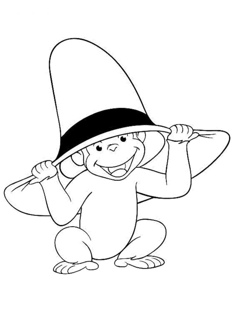 Curious George coloring pages | 50 Free coloring pages