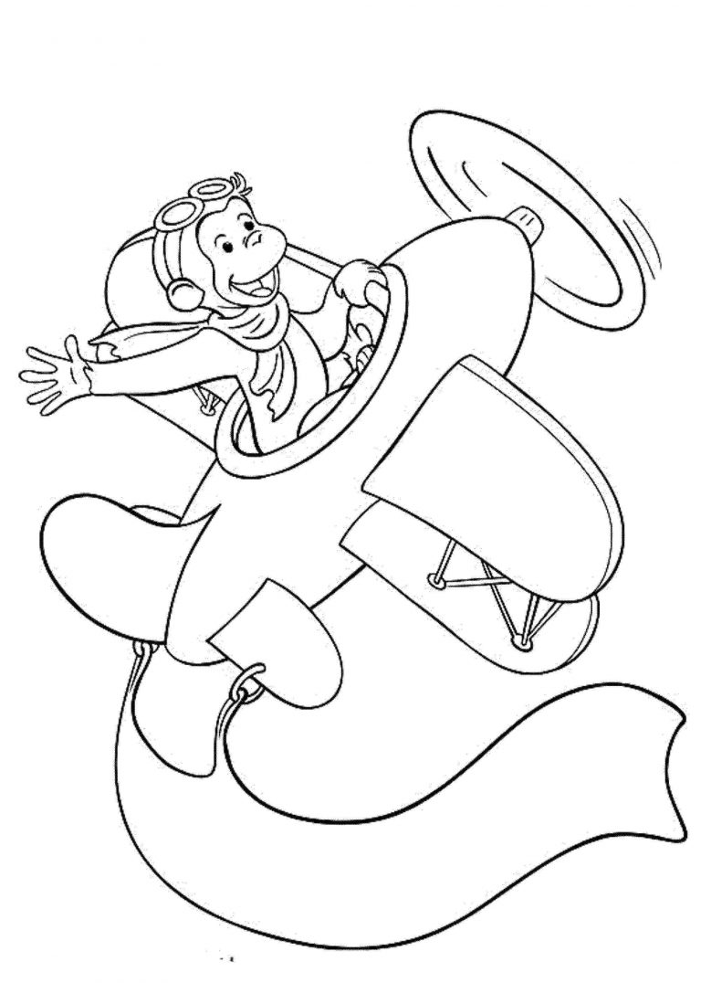 Curious George coloring pages | 50 Free coloring pages