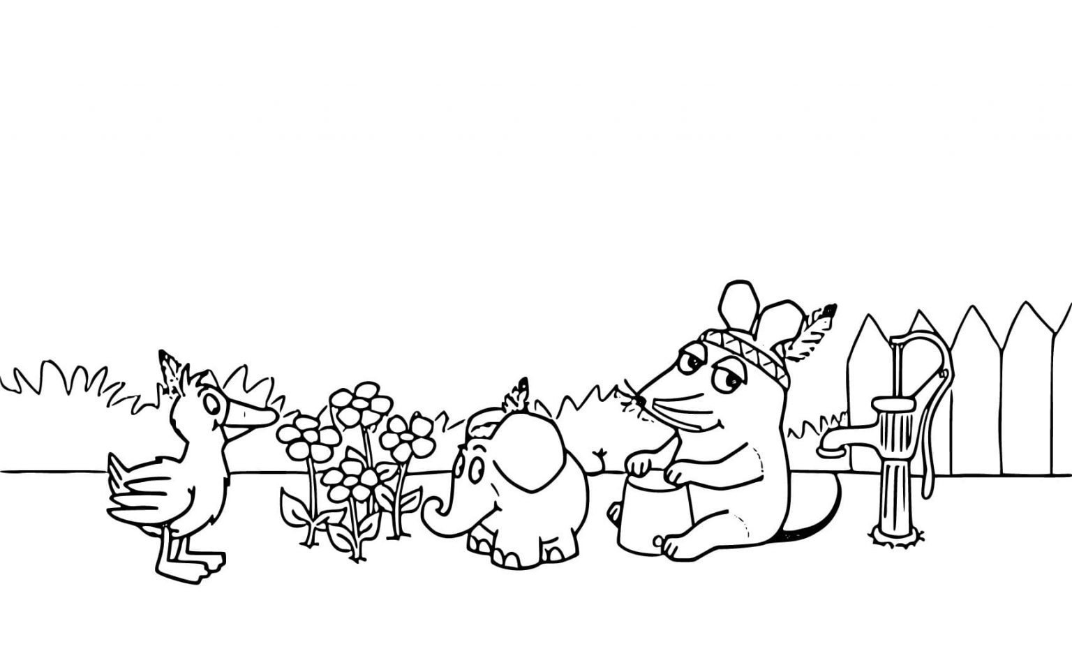 Ausmalbilder Sendung mit der Maus | WONDER DAY — Ausmalbilder für ...