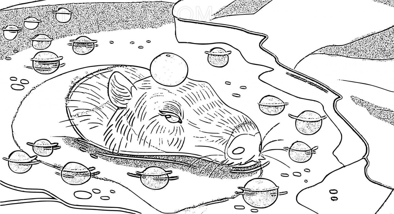 Capybara coloring pages | 30 Images for coloring