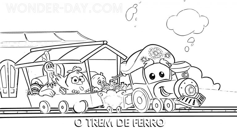 Dibujos de Galinha Pintadinha para colorear | WONDER DAY — Dibujos para colorear para niños y ...