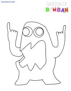 Garten of Banban Coloring Pages | WONDER DAY — Coloring pages for ...