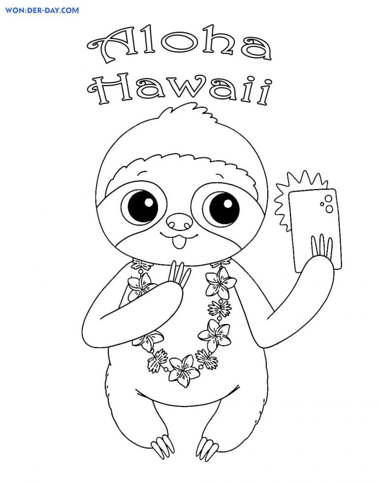 Hawaii coloring pages | Download for free and print