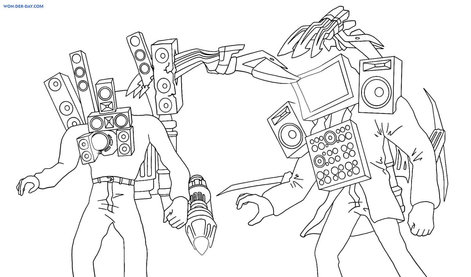Coloriages Skibidi Toilet | 30 Disegni da colorare Coloriages Skibidi Toilet | 30 Disegni da colorare