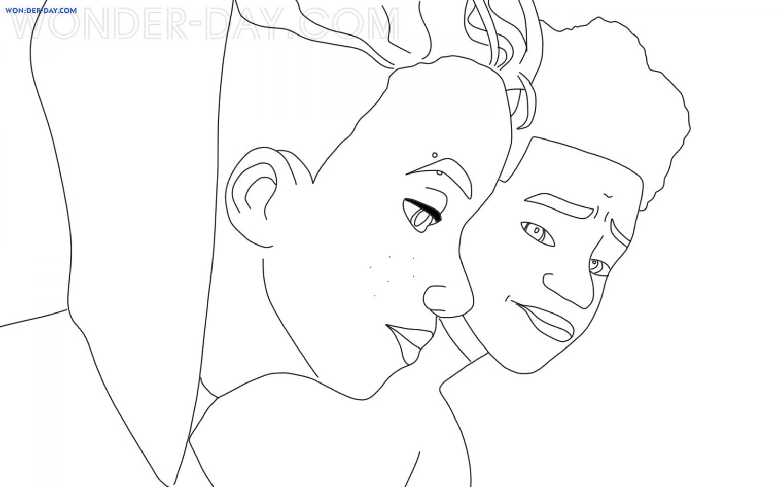 Spider-Man: Across the Spider Coloring Pages | WONDER DAY — Coloring ...