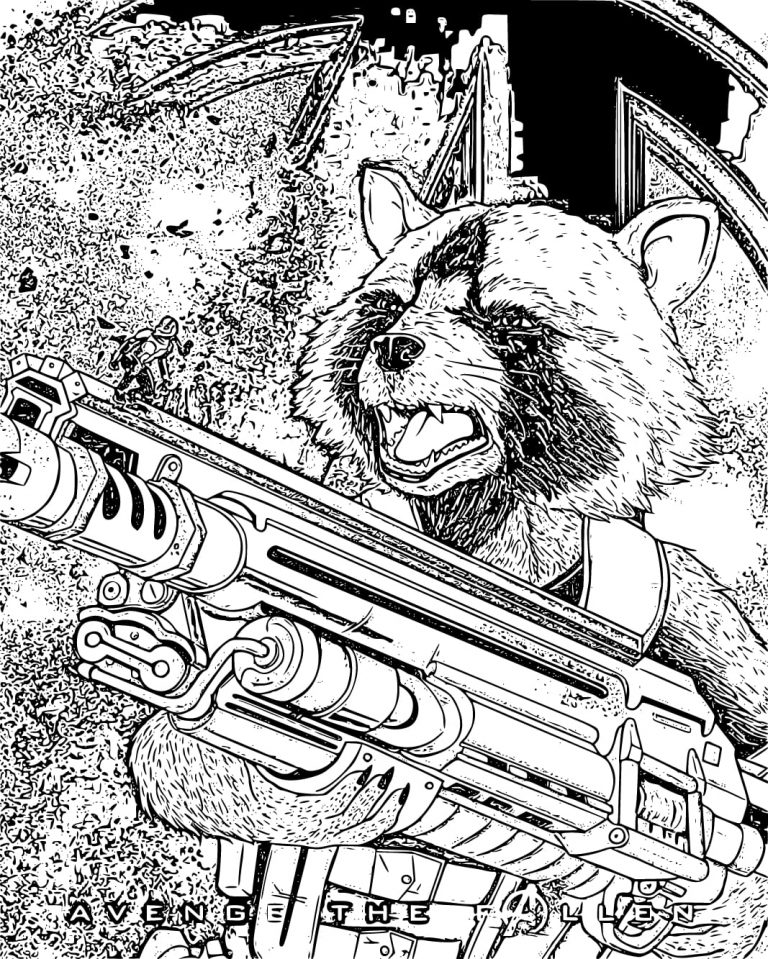 Guardians of the Galaxy Coloring Pages | WONDER DAY — Coloring pages ...
