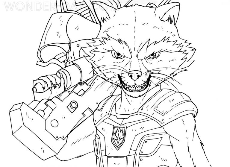Guardians of the Galaxy Coloring Pages | WONDER DAY — Coloring pages ...