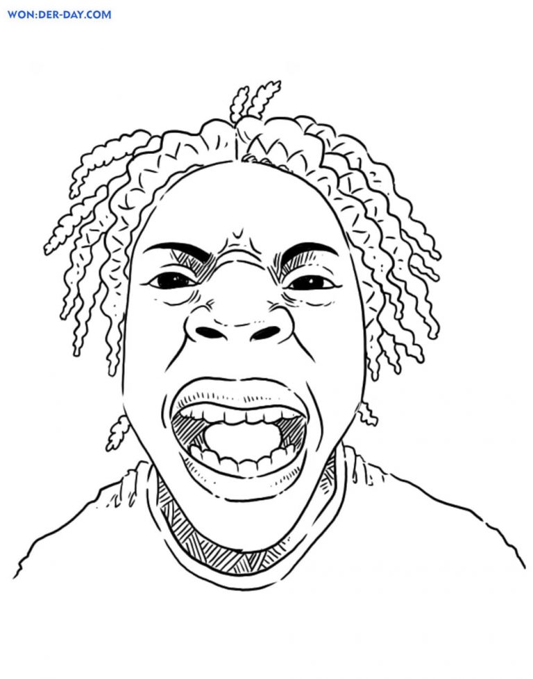 Dibujos de Ishowspeed para colorear | WONDER DAY — Dibujos para ...