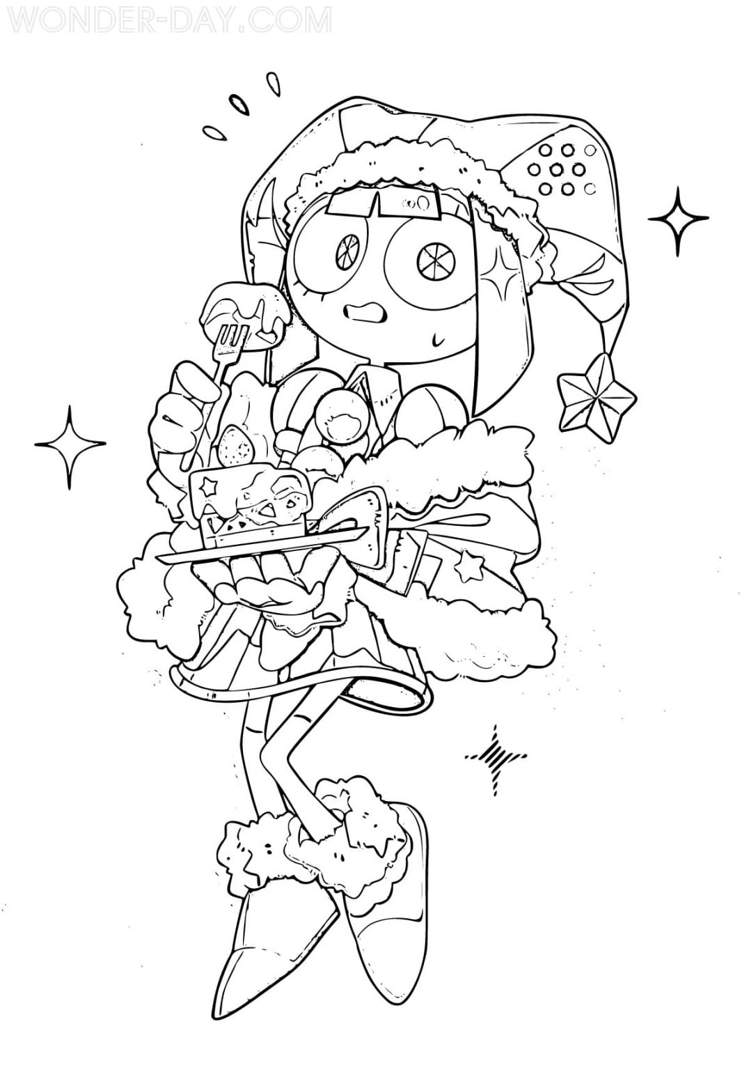 Dibujos El Asombroso Circo Digital para Colorear | WONDER DAY — Dibujos ...