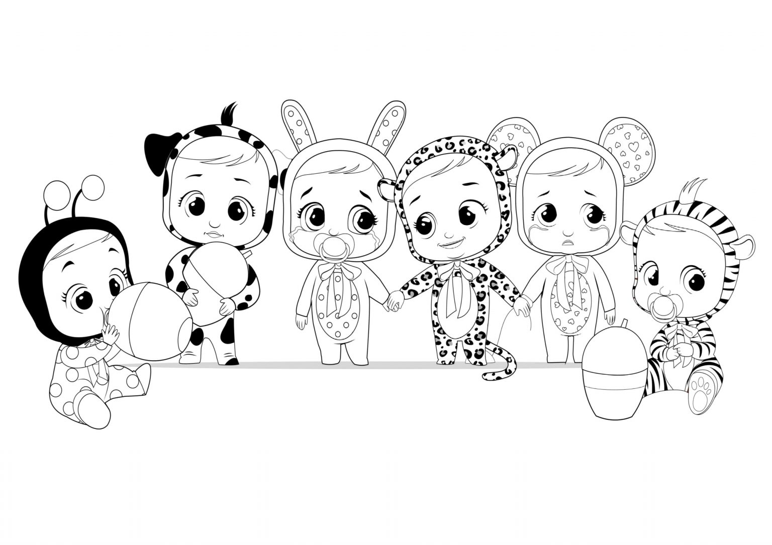 Cry Babies Coloring Pages | WONDER DAY — Coloring pages for children ...