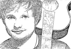 Ed Sheeran Coloring Pages | WONDER DAY — Coloring pages for children ...