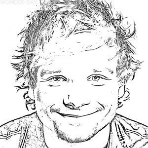 Ed Sheeran Coloring Pages | WONDER DAY — Coloring pages for children ...