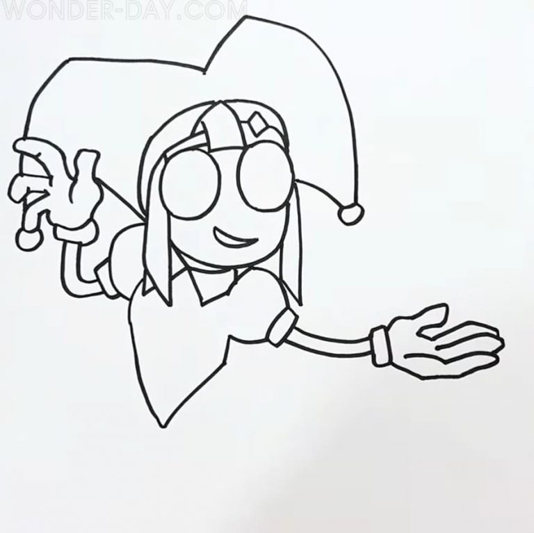 How To Draw Pomni | Amazing Digital Circus