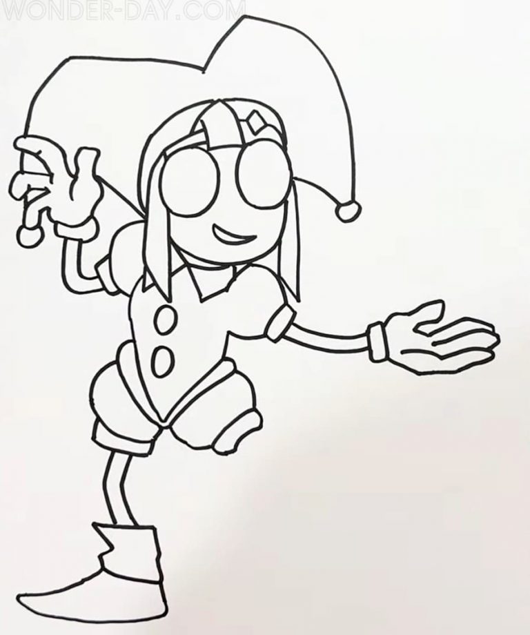 How To Draw Pomni | Amazing Digital Circus